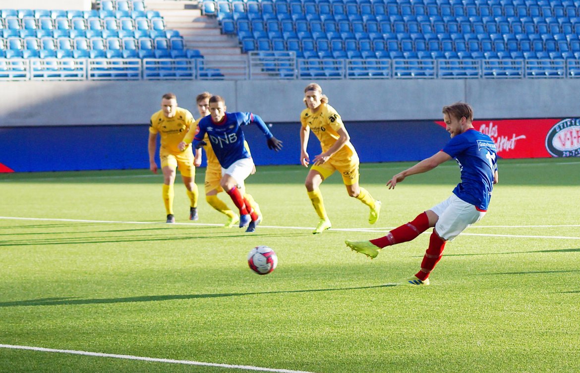 Gikk seirende ut av årets første kamp på Intility Arena / Vålerenga