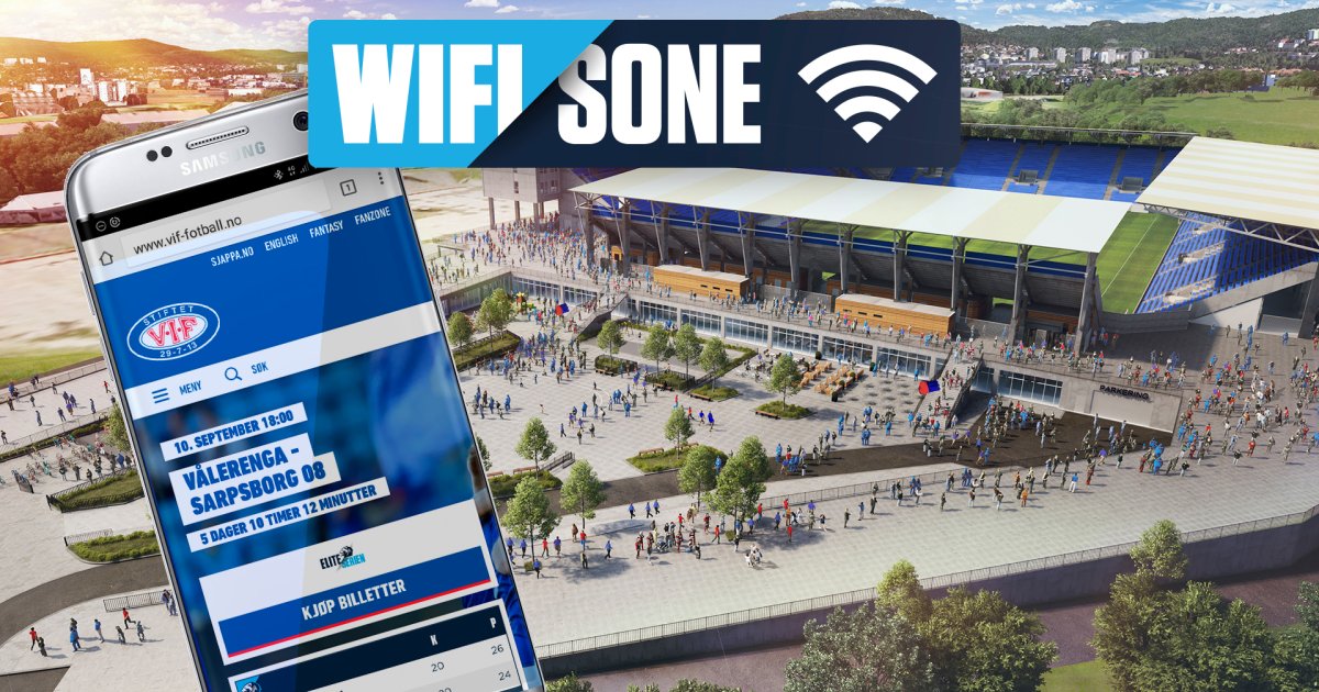Intility Arena - benytt fotballens egne superraske WiFi / Vålerenga